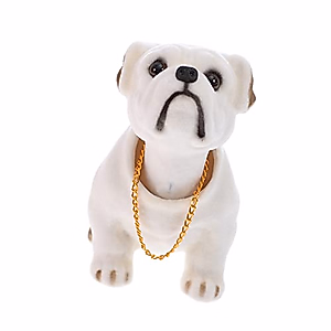 Homoyoyo Style for Dash Pitbull Shaking Interior Figurines Dolls Dancing Bobblehead Store Vehicle Toys Adorable Decoration Desk Head Funny Toy Ornament Adornment Heads Ornaments Doll Puppy