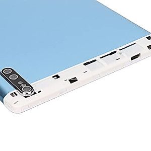 8 inch Tablet, 1920 x 1080 Dual Camera Tablet for Kids 2-5, 8000mAh Dual SIM Dual Standby RAM 4GB ROM 64GB HD Tablet with Three Card Slots, Tablet PC Suitable for 6.0 (Blue)