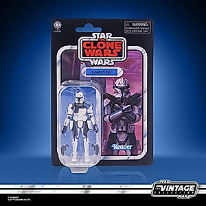 STAR WARS The Vintage Collection Captain Rex Toy, 3.75-Inch-Scale The Clone Wars Action Figure, Toys for Kids Ages 4 and Up