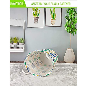 ASKETAM Baby Laundry Hamper, Cartoon Dinosaur, Durable, Large Capacity, Lightweight, Portable, Waterproof