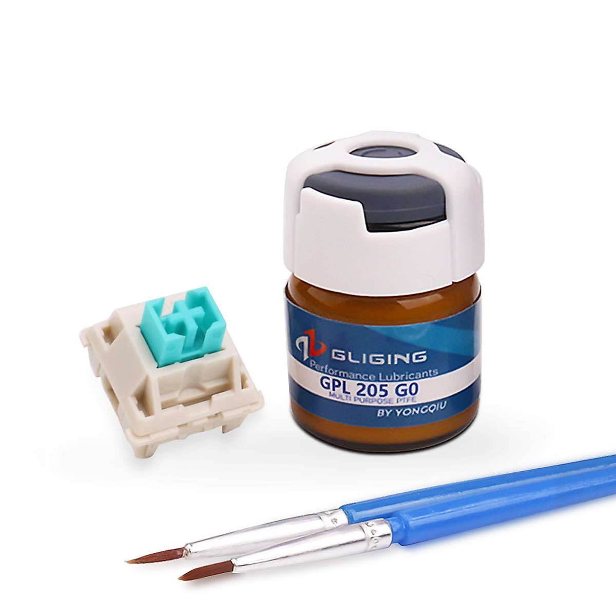 Gliging Switches Lube 0.35 oz Grease Oil GPL 205 G0 Mechanical Keyboard Keycaps Lubricant Lubes Stabilizer Lubricating