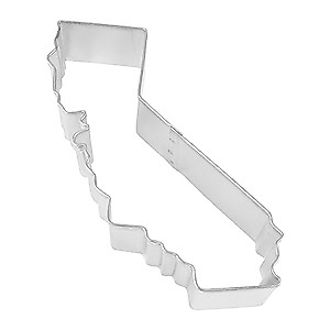 R&M California State Cookie Cutter in Durable, Economical, Tinplated Steel