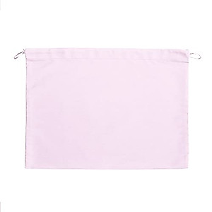 Light Pastel Pink Dust Bag - Extra Small to Extra Large - Broadcloth Thin Cotton dust bags handmade in USA - Storage bag, Handbag, Sneakers, Gift, Travel (L Portrait - 22x28")