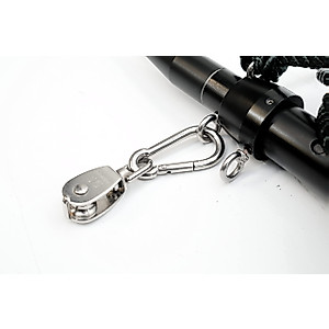 Dev Fishing Teaser Rod Outrigger Dredge Pole w/ #4 Bent Butt End