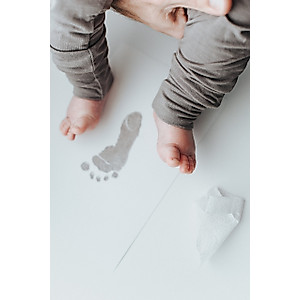 Mushybooks Inkless Print Kit - Baby Hand and Footprint Maker - Keepsake - Non-Toxic - Baby Safe