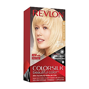 Revlon ColorSilk Hair Color, 03 Ultra Light Sun Blonde 1 ea (Pack of 6)