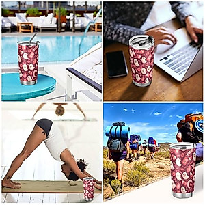 Cartoon Cute Pink Halloween Pumpkin Unique Stainless Steel vacuum insulated water bottle with Straw Leak Resistant Flip coffee mugs for camping modern insulated tumbler vasos para agua gym 20oz