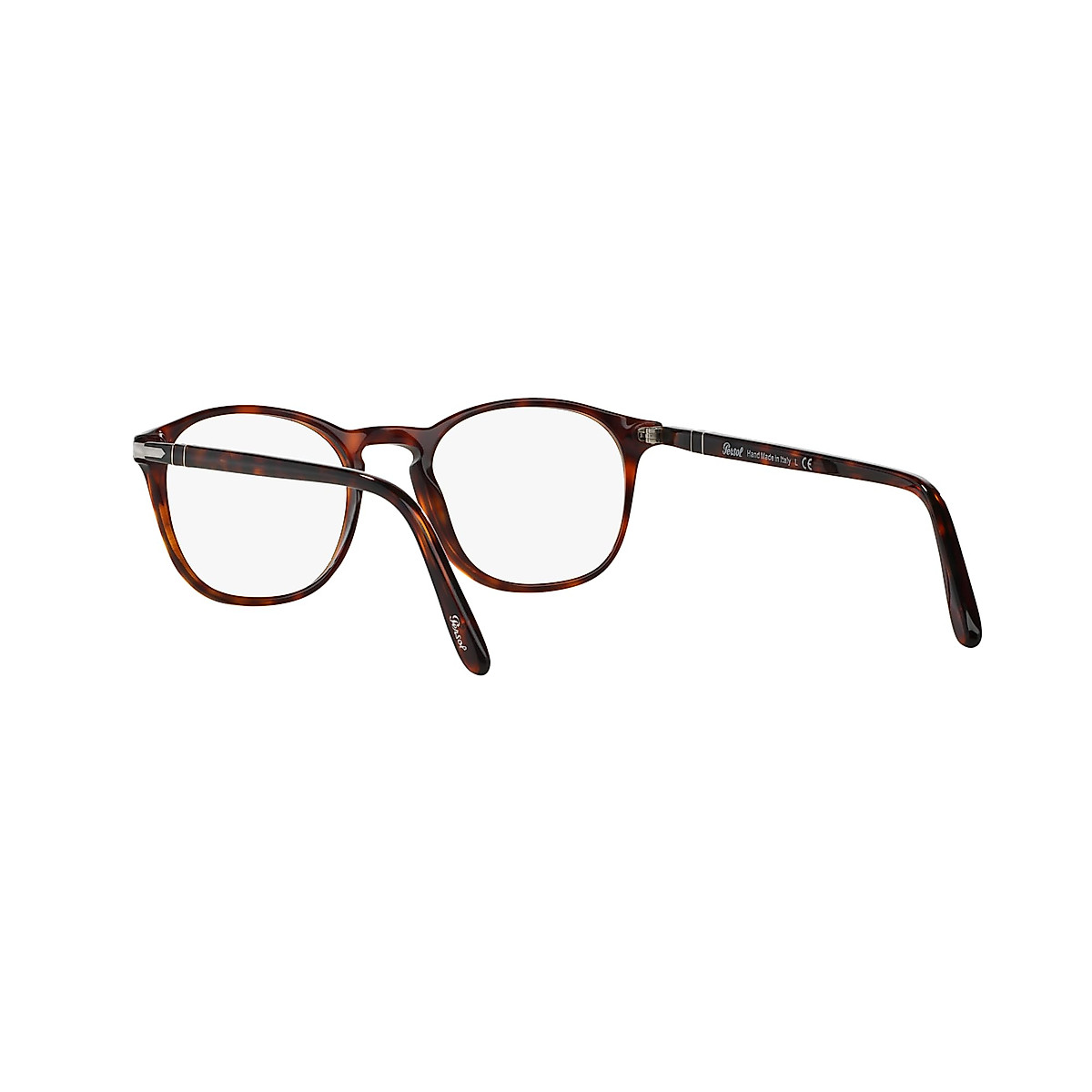 Persol PO3007V Square Prescription Eyewear Frames, Havana/Demo Lens, 50 mm