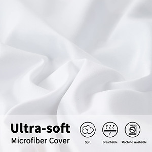 TOPTREE Geometric Blue Duvet Cover Queen - Modern Indigo Blue Chevron Bedding Set 3 Piece Blue and White Bed Set for Women Adults (Queen, Blue Chevron)