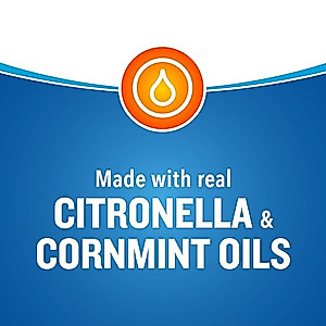 Cutter Outdoor Scented Candle Citronella and Mint Scent Brings Glow and Ambiance to Your Outdoor Space, 17 Ounces