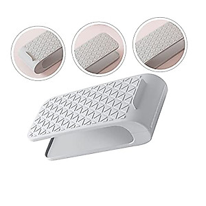 Alipis 2pcs Slipper Adjustable Use Stack Space Display Household Stacker Home Shop Saving Shelves Organization Holders Holder Storage Double Slots Shoes Grey -layer Saver Shoe Slot