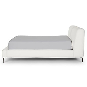 Fitted Sheet Full Size - Premium 1800 Microfiber - Ultra-Soft - Deep Pocket Sheets - Durable and Long Lasting - Full Fitted Sheet Only (Full, Light Grey)