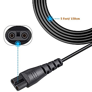 SoulBay 12V PA-1204N Charger Replacement for Remington Shaver F5-5800 F7800 F5800 F5790 F4790 R5150 R6130 R-6150 MS2-390 MS3-2700 MS680 R9100 Electric Razor Trimmer PA1204N Power Cord