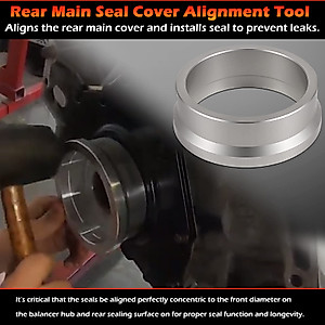 Front and Rear Cover Billet Alignment Tool & Oil Pan Alignment Tool Fits for LS Series Engines 4.8 5.3 5.7 6.0 LS1 LS2 LS3 LS6 L99 LS9 LSA LQ4