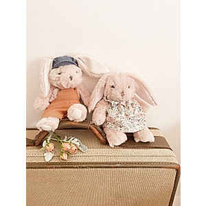 MON AMI Benjamin Bunny Stuffed Animal Plush Toy 8" Dressed Bunny with Floppy Ears, Soft & Cuddly RABIT Stuffed Animal, Gift for Kids of All Ages