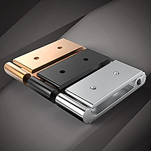 AUHSSAN 6Pcs 3'' Folding Coat Hooks Black Foldable Hooks Aluminum Alloy Wall Hooks Headphones Holder Wall Mounted with 12pcs Screws Set for Hanging Coats, Bags, Hat, Towel, Keys