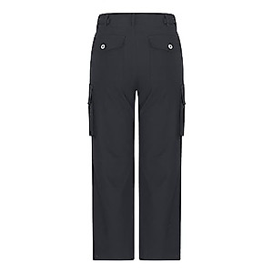 FUAIOKT High Waisted Tailored Cargo Pants for Women Lightweight Combat Tactical Hiking Pants Trendy Baggy Quick Dry Parachute Trousers with Multi Pockets