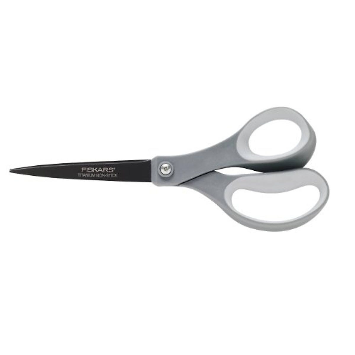 Fiskars Performance 2-Pack Soft Grip Straight Non-Stick Titanium Scissors, 8-Inch