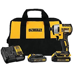 DEWALT 20V MAX* Cordless Impact Driver Kit, Brushless, 1/4-inch (DCF787C2)