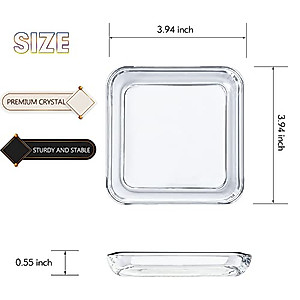 ERWEI Ring Dish with Bible Verse Prayers Christian Gifts for Women Inspirational Gifts for Her Crystal Jewelry Tray God Says You Are Trinket Dish Religious Gifts for Mother Sister Friends