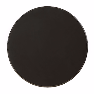 Acme Alger Round Wooden End Table in White