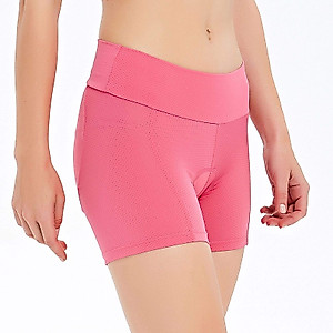 CATENA Women's Cycling Underwear 3D Padded Breathable Lightweight MTB Shorts Elastic Bike Underpants Pink