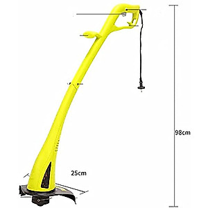 Electric Pruning Machine Household Garden Mower Lawn Mower 400W30 Rice Noodle (Color : Yellow, Size : 400W Lawn Mower)