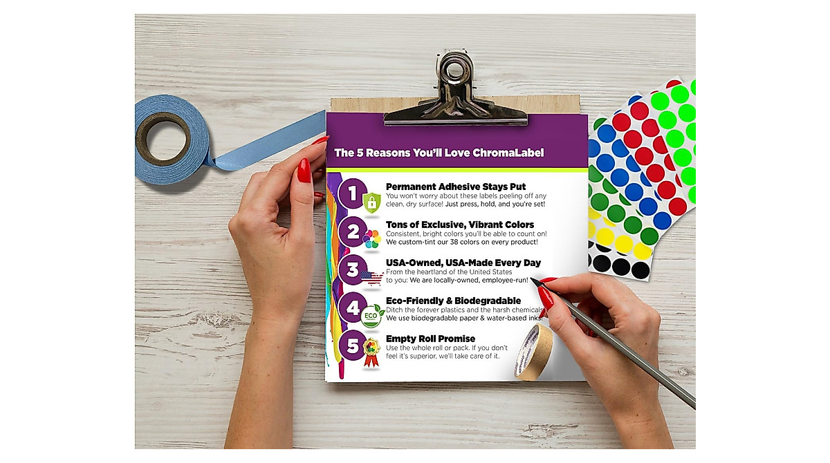 ChromaLabel 2x3 Inch Printable Labels - Laser & Inkjet
