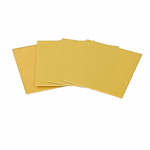 20X30cm Resin Stamp Making DIY Photopolymer Plate 2pcs Craft Letterpress Polymer Solid Photopolymer Plate for Printing, Yellow/Green
