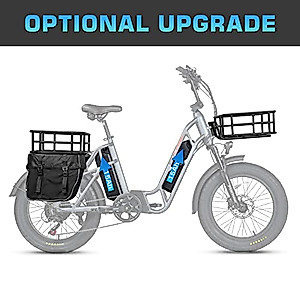 Fucare Electric Bike,Gemini/Gemini X Dual Battery 20.8AH(30AH) 750W 48V,Electric Bike for Adults,31MPH Max Speed,70-80(100-120) Miles,5.3" Display,Shimano 7 Speed,20''×4.0'' All Terrain Electric Bike