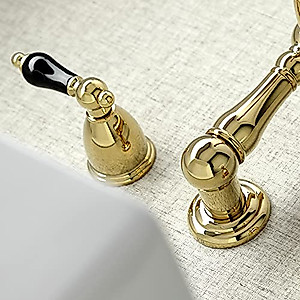 Kingston Brass KS1282PKL Duchess Kitchen Faucet, Polished Brass