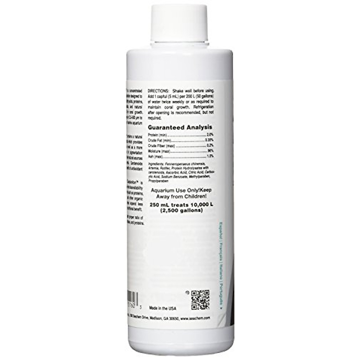 Seachem Reef Zooplankton 250 ml.