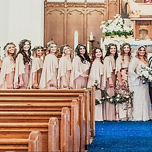 Pukguro Sheer Shawls and Wraps for Evening Chiffon Capes for Women Wedding Cover Up Black