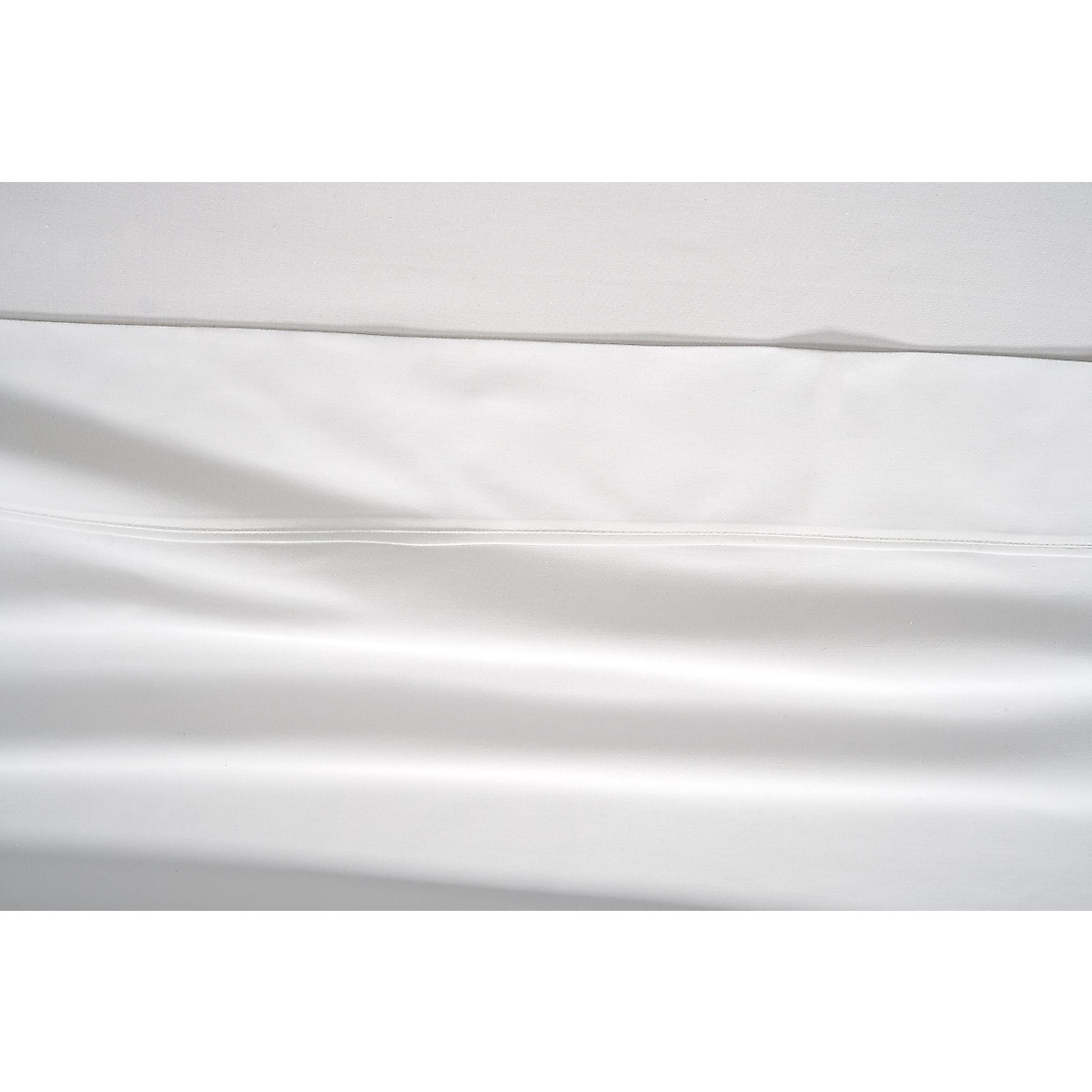 Lane Linen 100% Cotton Sheets – 450 Thread Count Full Size Sheet Set, Naturally Cooling Sateen Sheets, Soft & Comfy, 15” Deep Pocket Fully Elasticized Fitted Sheet, Bedding Sheets & Pillowcases, White