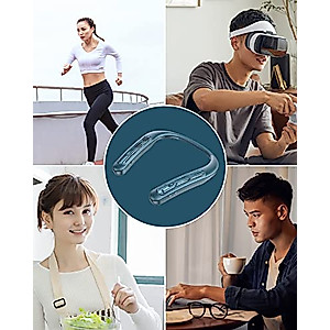 Neckband Bluetooth Speakers，BBH-939 Portable Bluetooth Speakers Wireless Wearable Speaker CVC 8.0 Noise Cancelling 3D Surround Sound Personal Sport Speaker with Mic for Home&Outdoor(Blue 2023)