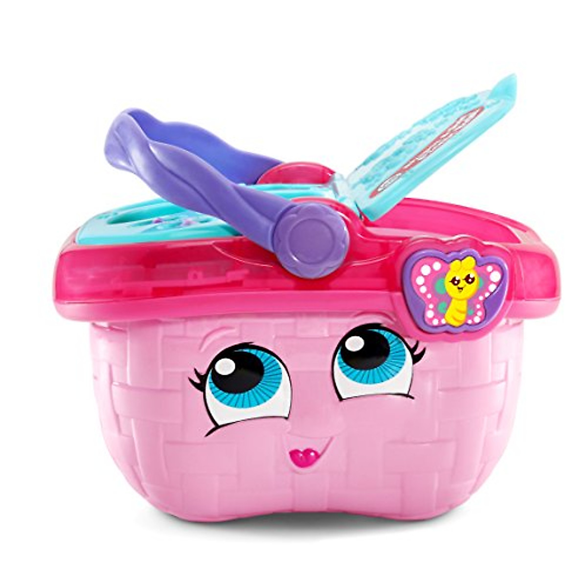 LeapFrog Shapes & Sharing Picnic Basket, Pink 6.22 x 8.66 x 6.69 inches