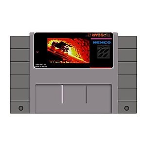 Retro Game Top Gear 2 (II) 16 Bit Big Gray Game Card For USA NTSC Game Player (Gray)