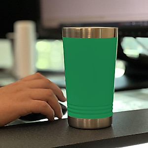 LaserGram 16oz Vacuum Insulated Pint Tumbler, CNA Certified Nurse Assistant, Personalized Engraving Included (Green)