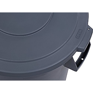 Carlisle FoodService Products CFS 34103223 Bronco Round Waste Container Only, 32 Gallon, Gray
