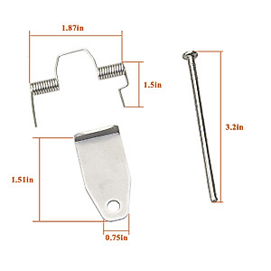 8201756 W10823377 Refrigerator Ice Dispenser Door Kit for Whirlpool Door Chute W10467899 AP3872692 1164531, 8201756VP