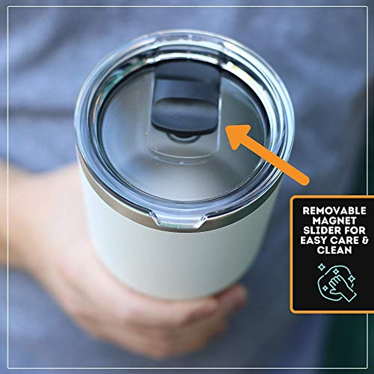 Funny Gift for Brother - Awesome Brother Tumbler Coffee Mug - Great Travel Cup Gifts for Brothers from Sisters, Christmas Birthday Presents for Brother