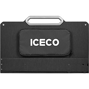 ICECO SP80 Portable Solar Panels 80W, High-Efficiency Monocrystalline Solar Panel, Foldable Solar Charger with Adjustable Kickstand, Waterproof IP67 for Outdoor, Camping, RV and Emergency Backup