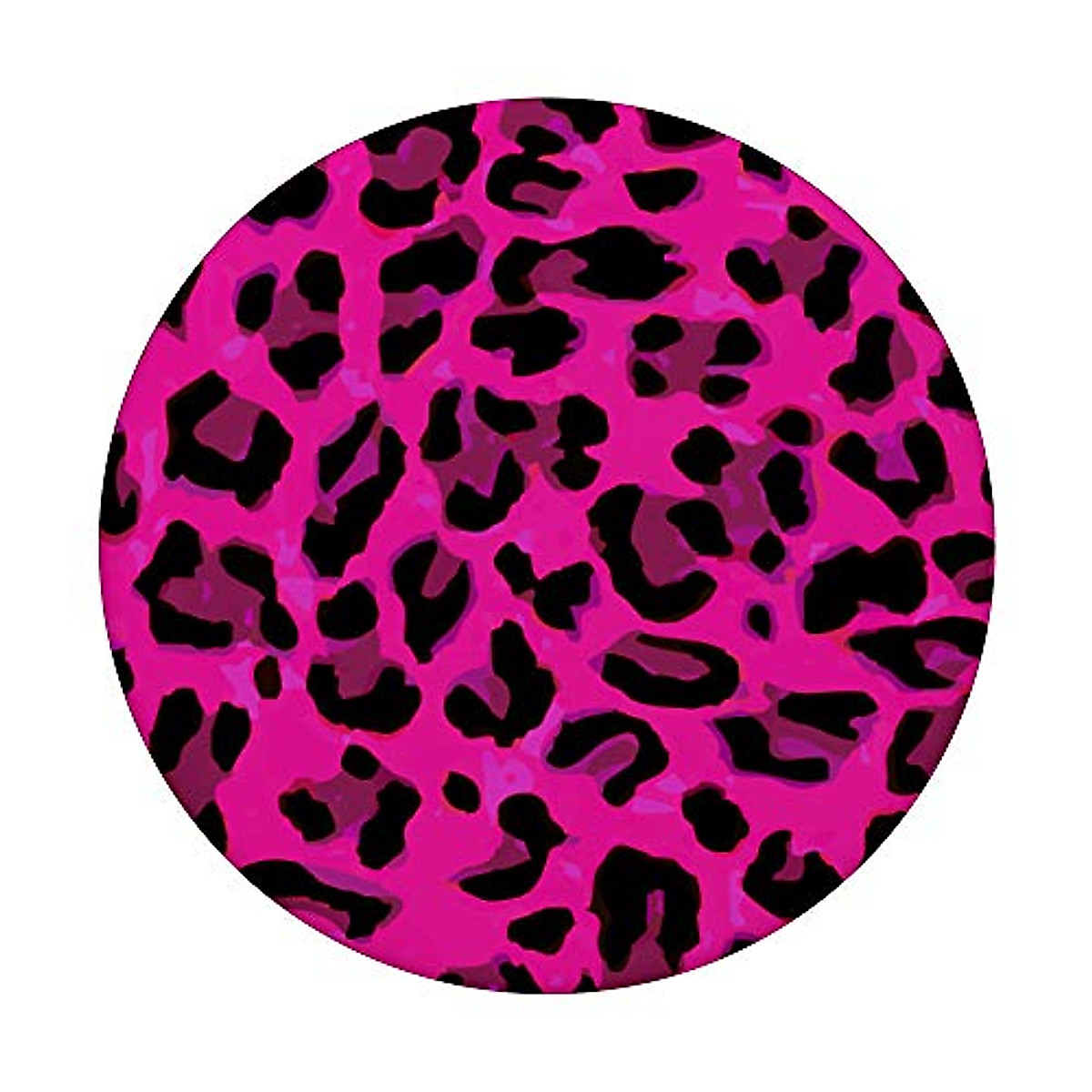 Pink Leopard Cheetah Print PopSockets Swappable PopGrip