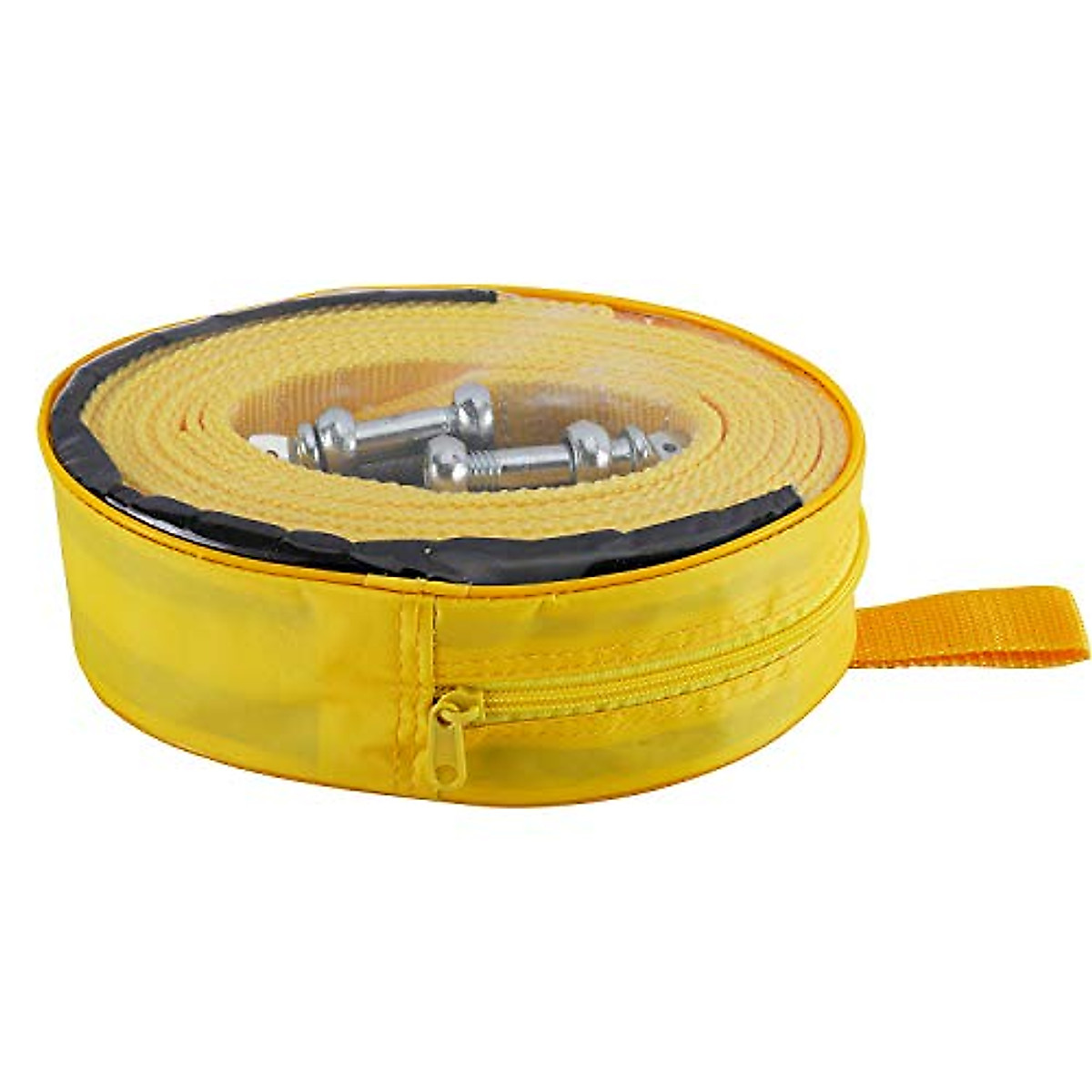 Artilife Heavy Duty 3" x 20' Recovery Tow Strap 11020Lbs with Reflective Protective Loop, Emergency Recovery Towing Rope with 2 Hooks for Car, SUV, Truck (Yellow)