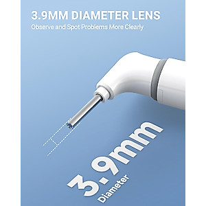 ScopeAround Wireless Otoscope with Light Ear Camera, 3.9mm Ear Wax Removal Tool Camera, 720P HD with 6 LED Lights, WiFi Wireless Otoscope Camera, Ear Scope Compatible with Android and iPhone