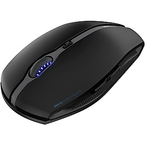 Cherry GENTIX BT Wireless Bluetooth Mouse, Multi-Device Function for up to 3 Devices, Switchable Resolution (1K/2K DPI), 7 Buttons and Scroll Wheel, Battery Operated (Black)