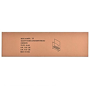 Clothing Garment Rack Metal Heavy Duty Double Rail Clothes Rack Organizer 2-Tier Storage Shelf for Boxes Shoes Boots Commercial Grade Multi-Purpose Entryway Shelving Unit for Home Office Bedroom Black