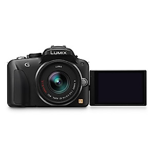 Panasonic LUMIX DMC-G3 16 MP Micro Four-Thirds Interchangeable Lens Camera with 3-Inch Free-Angle Touch-Screen LCD and 14-42mm Lumix G VARIO f/3.5-5.6 Lens