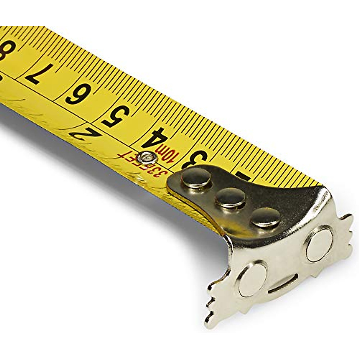 3 PACK - 33 Foot Tape Measure - Benchmark CXL Series - Measuring Tape/Tape Measures with Large Magnetic Claw Tip - Bulk Pack