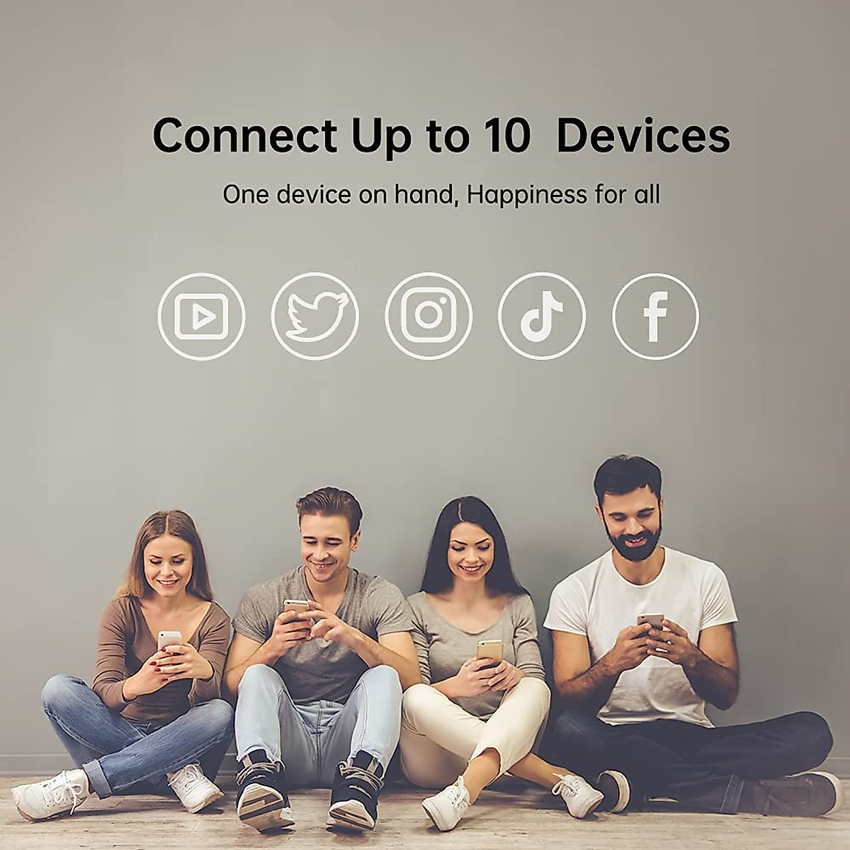 GlocalMe Mini Turbo 4G LTE Mobile Hotspot with Global 1GB & Local 10GB Data, Portable WiFi Hotspot for Travel in 200+ Countries, No SIM Card Needed, 10 Devices Connected (Black Mini Turbo)